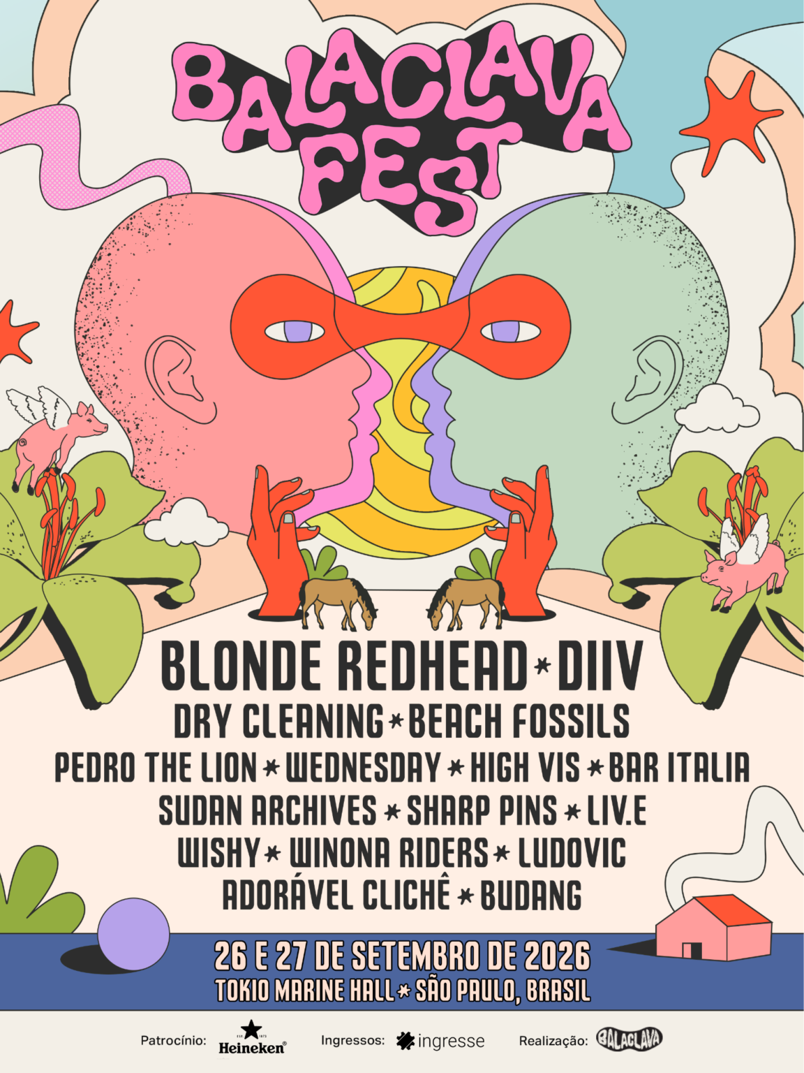 Balaclava Fest 2026 confirma dois dias de shows e 16 atrações no Tokio ...